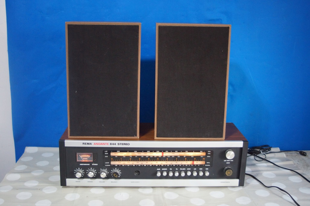 Amplituner REMA Andante 844 STEREO+KOLUMNY - 12619076996 - oficjalne ...