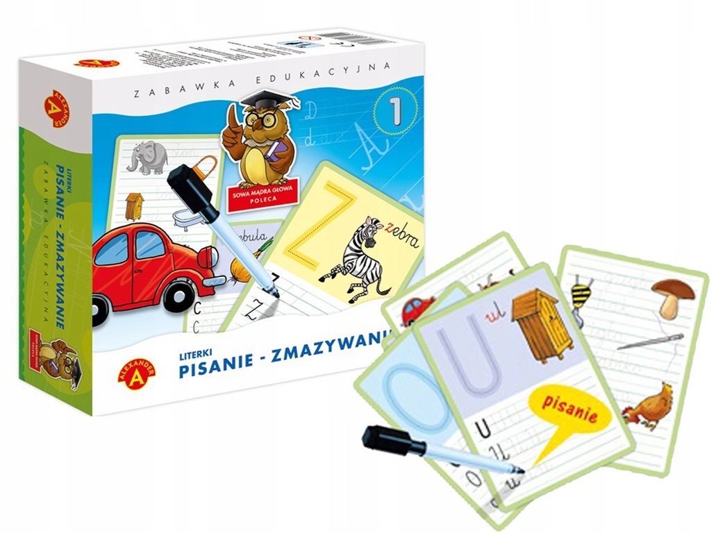 ALEXANDER LITERKI Pisanie Zmazywanie NAUKA PISANIA - 7084554413 - oficjalne archiwum Allegro