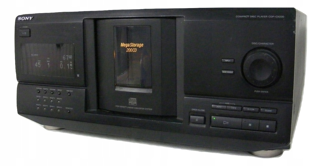 CD SONY CDP-CX230 (200disc) - 8014602575 - oficjalne archiwum Allegro