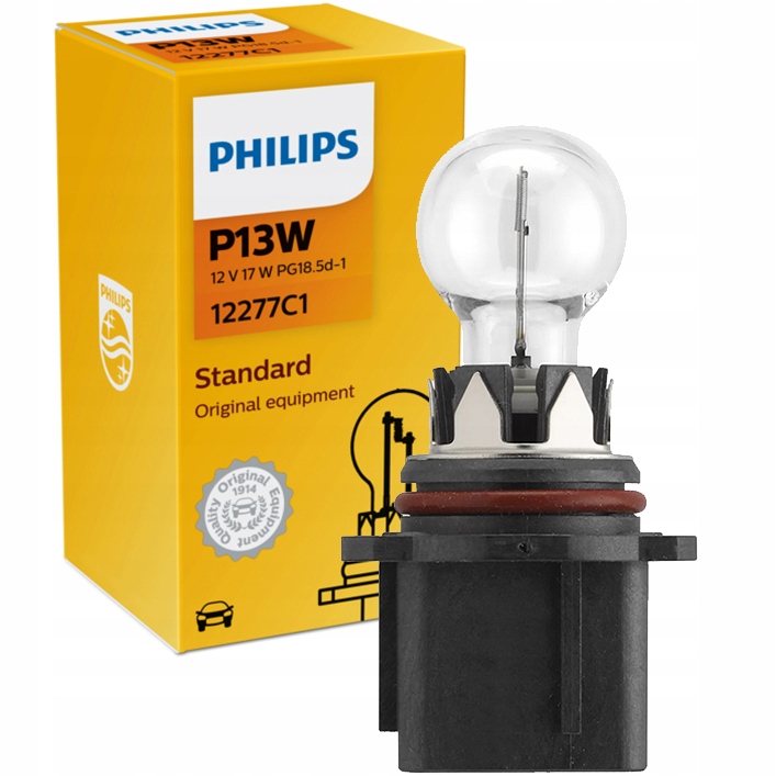 ŻARÓWKA JAZDY DZIENNEJ P13W PHILIPS OEM 12V 13W - 14011450675 ...
