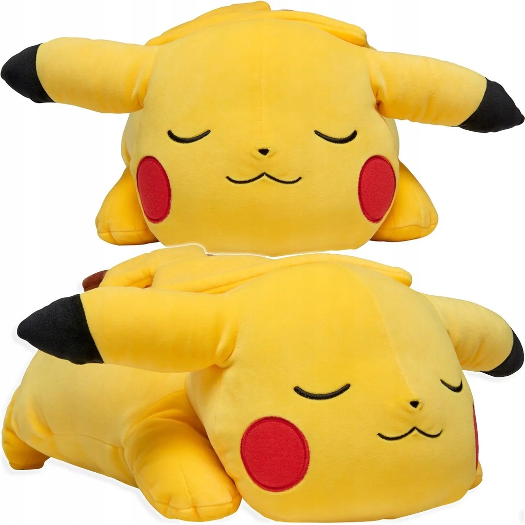 Pokemon PIKACHU Śpiący Pluszak 45cm Maskotka 0074 - 12710403051 ...