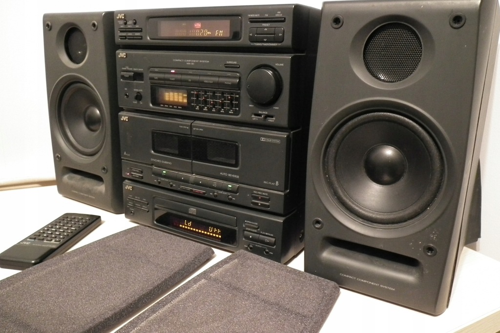 WIEŻA JVC MX-30 CA-MX30BK KOLUMNY SP-MX30BK PILOT - 10469533644 ...