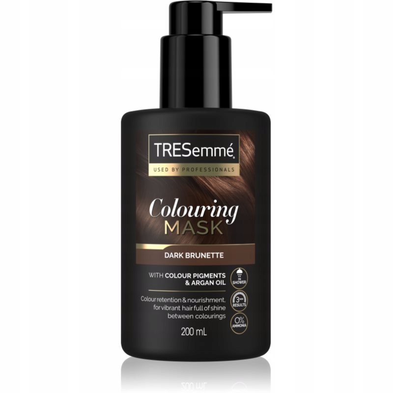 TRESemmé Colouring maska koloryzująca z olejkiem arganowym odcień Dark ...