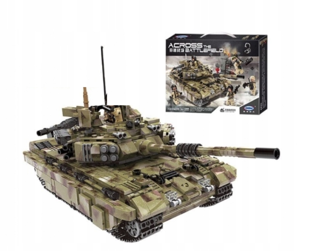 KLOCKI CZOŁG WOJSKOWY TYGRYS 1386 KLOCKÓW - 12722018873 - oficjalne ...