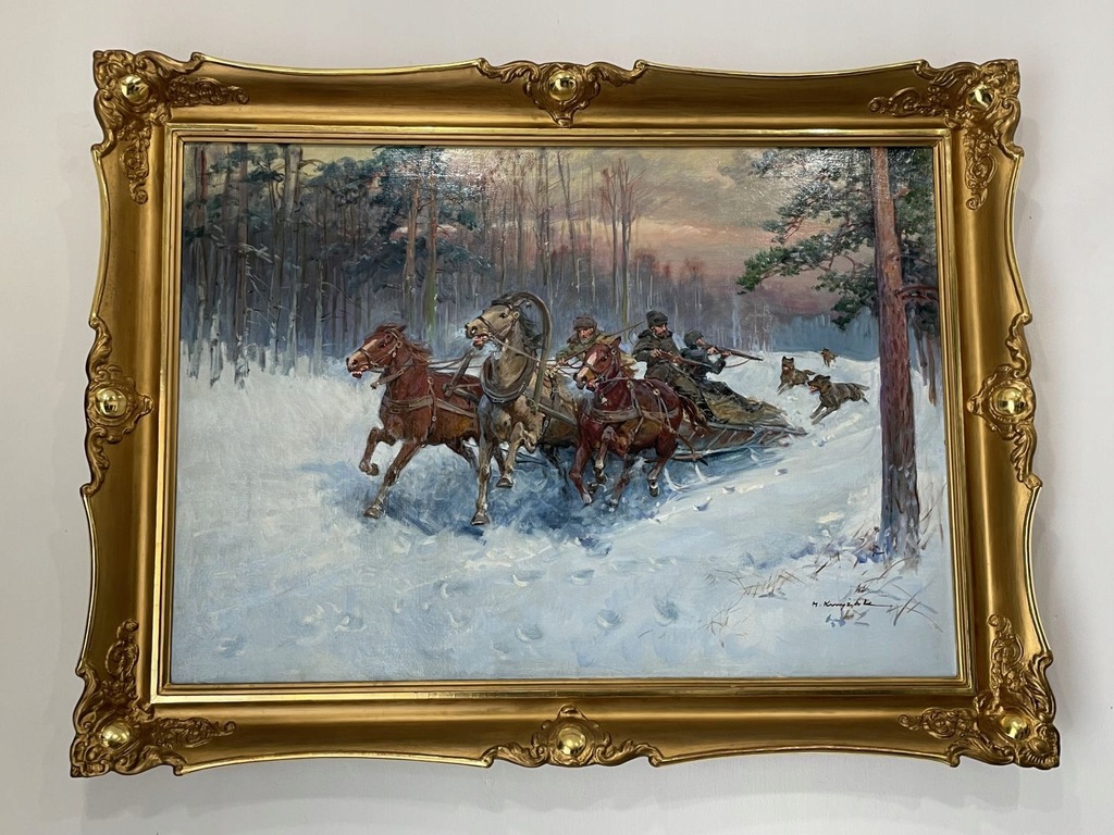 OBRAZ - TRÓJKA - ATAK WILKÓW - MIECZYSŁAW KRZYŻAK - 12727078212 ...