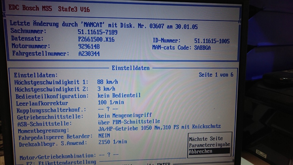 Sterownik silnika MAN EDC F2000 + programowanie - 9023617392 ...