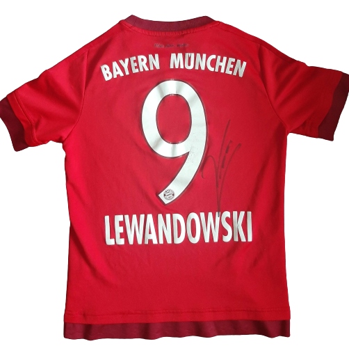 ROBERT LEWANDOWSKI koszulka Bayern AUTOGRAF - 11512736293 - oficjalne ...