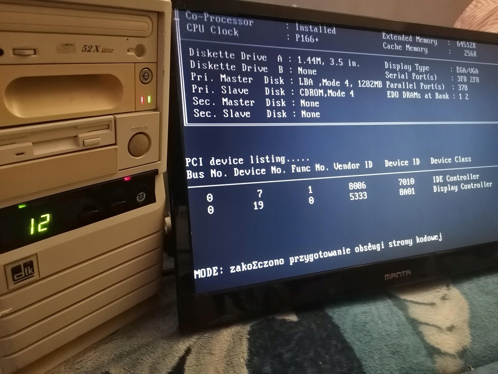 Zabytkowy komputer PC DTK IBM 166+65Ram hdd1,2 - 12684046258 ...