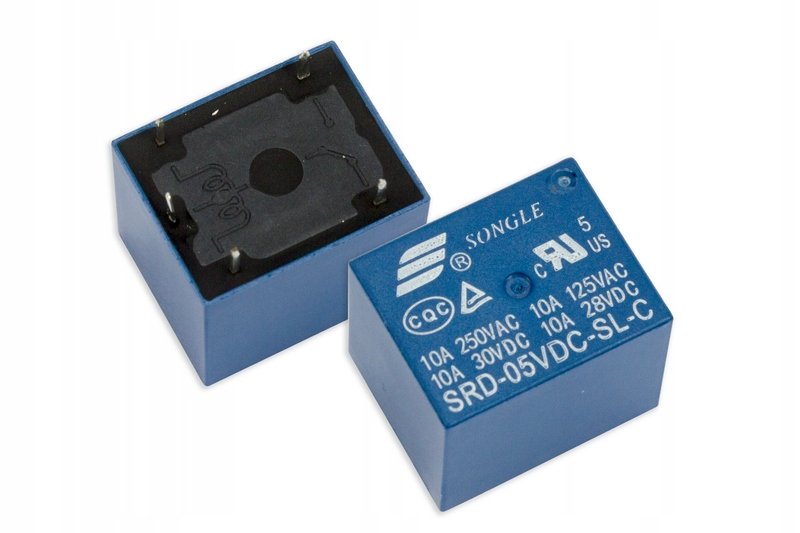 PRZEKAŹNIK SRD-05VDC-SL-C SONGLE 10A 5V DC SRD 5V - 8431096675 ...