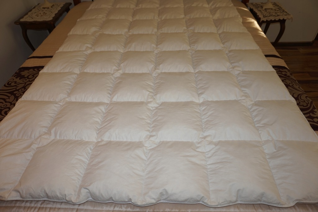 Stary szyk_Kasetonowa kołdra z pierza - 12975881166 - oficjalne ...