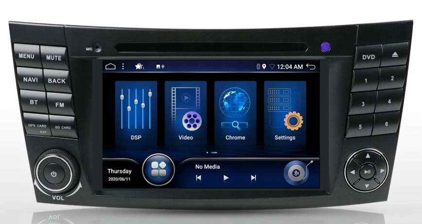 RADIO ANDROID Mercedes Benz E W211 E300 W209 W219 - 11049895735 ...