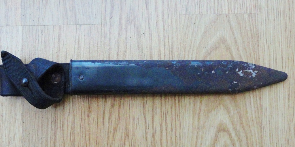 POCHWA OD NOŻA SZTURMOWEGO wz. 55 ŻABKA ,SYGNATURY - 12668232882 ...