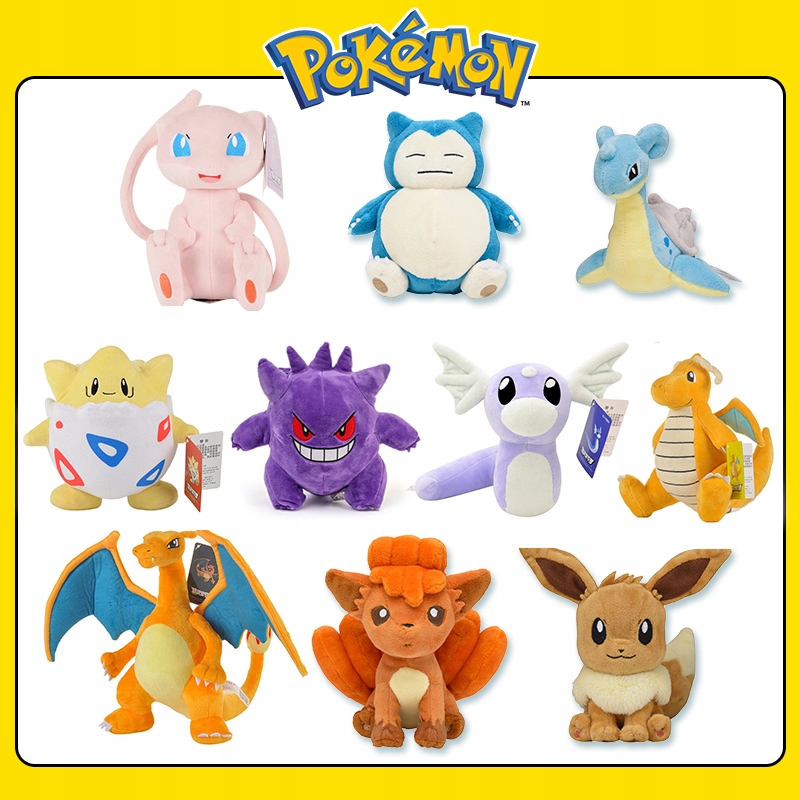 Pokemon Kawaii Pikachu Eevee Mew Charizard - 14011689336 - oficjalne ...