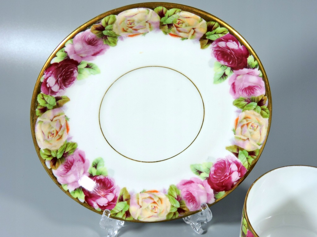 Filiżanka antyk Beyer Bock 1930 róża Secesja - 12636841840 - oficjalne ...