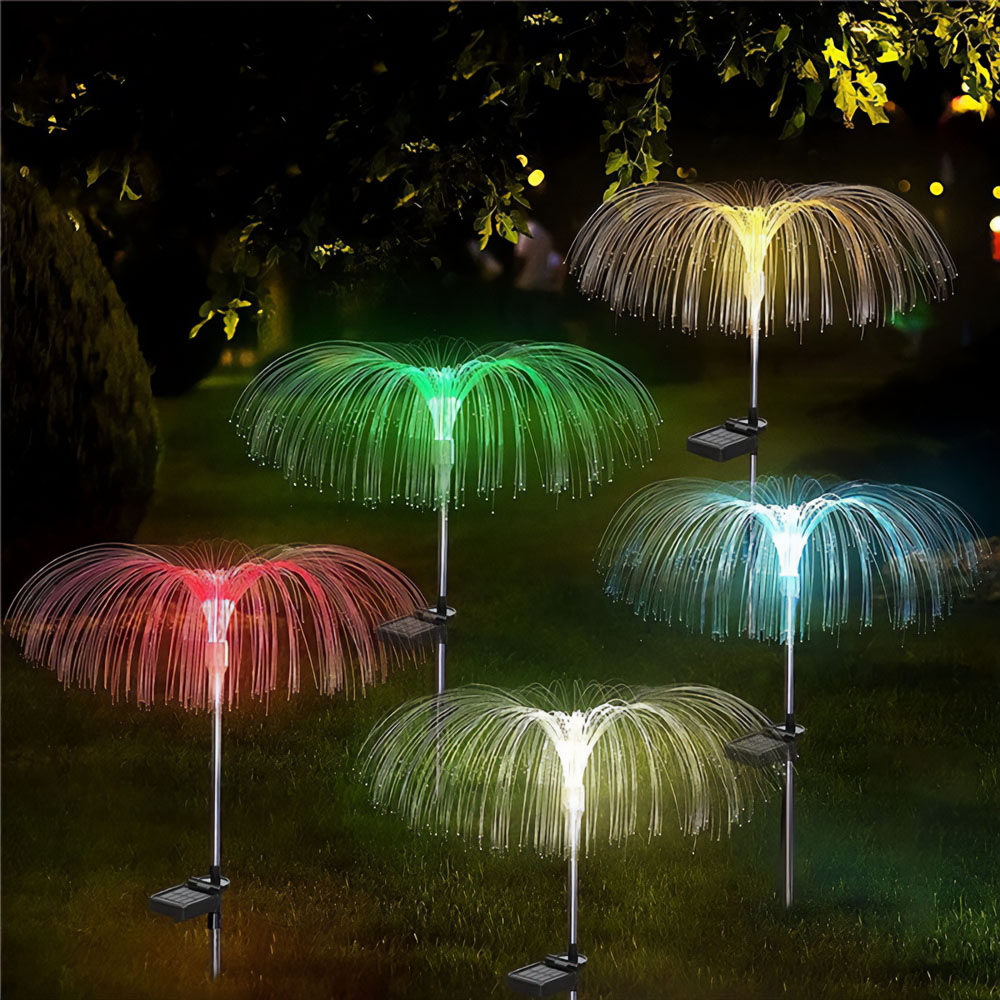 2x SOLARNA LAMPA OGRODOWA LED MEDUZA DO OGRODU RGB - 12255030907 - oficjalne archiwum Allegro