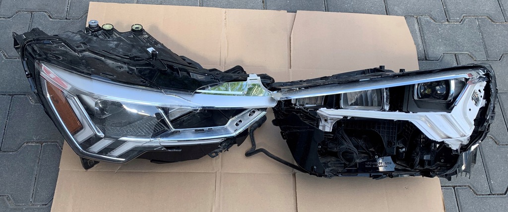 AUDI Q3 83A F3 LAMPY PRZÓD FULL LED USA 21R - 12476696755 - oficjalne ...