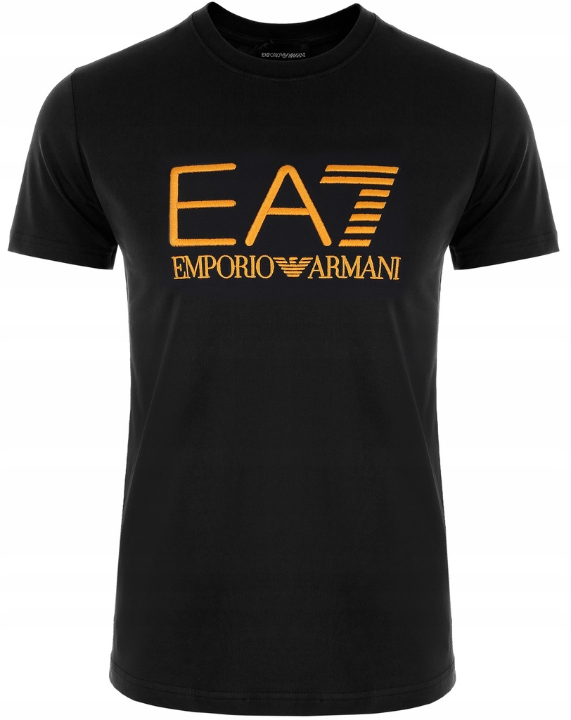 EA7 EMPORIO ARMANI T-SHIRT KOSZULKA MĘSKA CZARNA NA PREZENT / M - 13916599971 - oficjalne ...