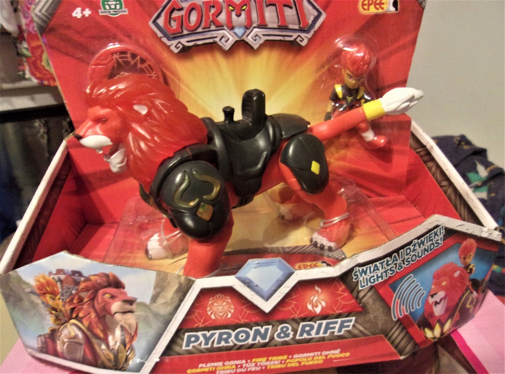 GORMITI FIGURKI PYRON & RIFF ZE ŚWIATŁEM zEPEE - 10664377166 ...