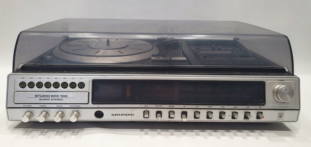 AMPLITUNER GRUNDIG RPC100 GRAMOFON DUAL 1235 COMBO - 10891363856 ...