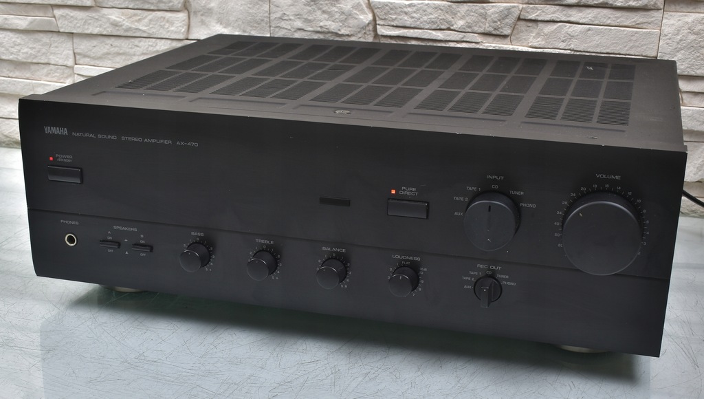 Yamaha AX-470 Stereo Integrated Amplifier - 12598277278 - oficjalne archiwum Allegro