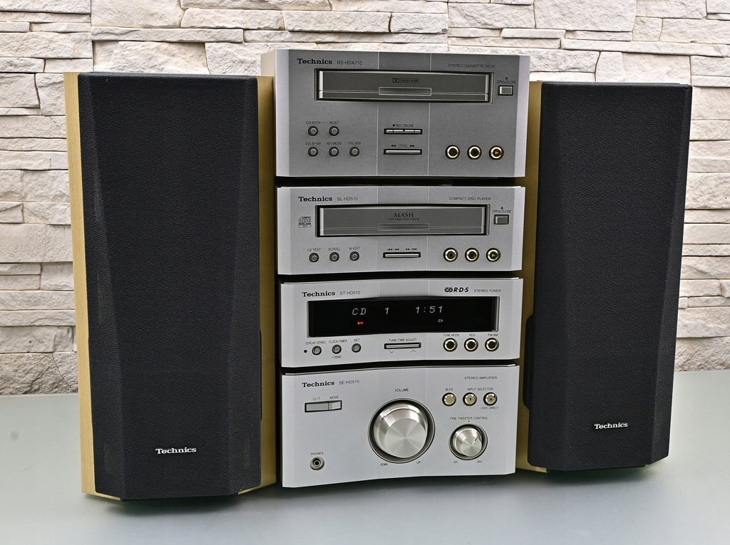 Technics SE-HD510 Wysokiej klasy wieża stereo . - 17119880862 - oficjalne archiwum Allegro