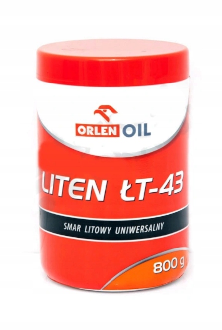 Smar litowy uniwersalny ŁT43 do łożysk ORLEN 800g - 8561590538 ...
