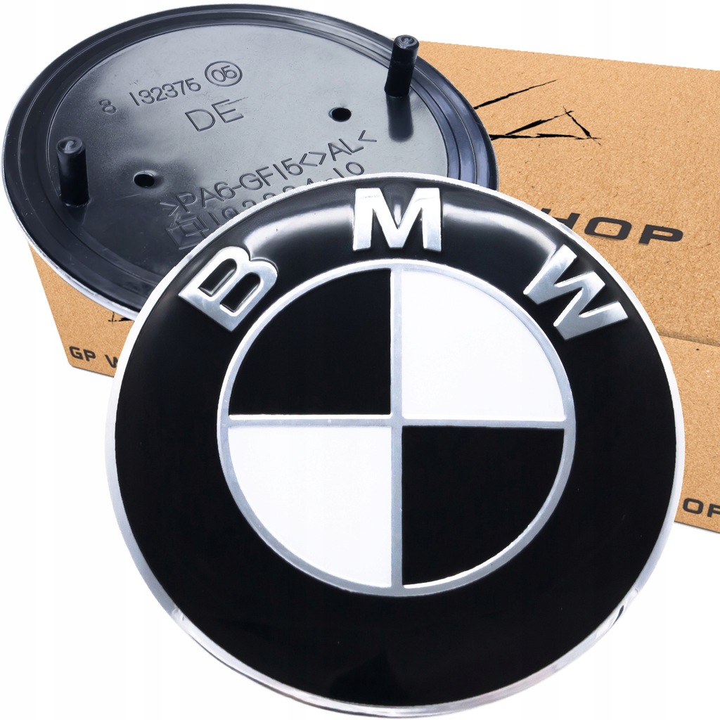 BMW EMBLEMAT 74mm ZNACZEK NA KLAPĘ E39 E46 E90 F22 - 12997869400 ...