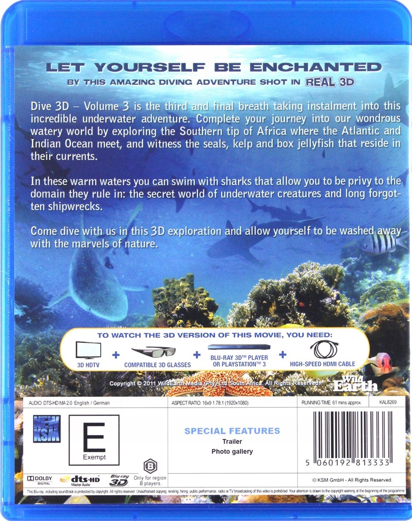 Купить Погружение 3D Том 3 [Blu-ray 3d]: отзывы, фото и характеристики на Aredi.ru (14575252756)