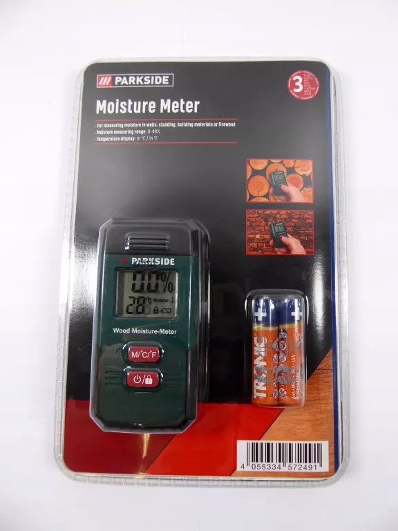 MIERNIK WILGOTNOŚCI HIGROMETR PARKSIDE PMSHM 2 A2 - 12124909484 - oficjalne archiwum Allegro
