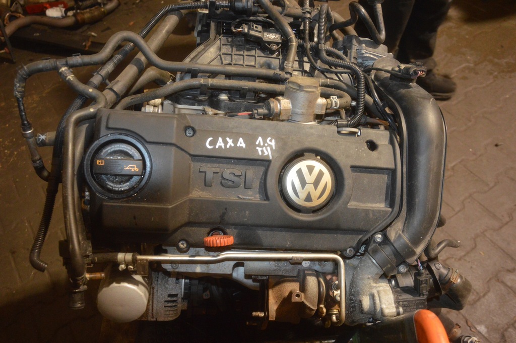 Vw Golf VI 5D 1,4TSi Silnik kompletny CAX CAXA - 13163854972 - oficjalne archiwum Allegro