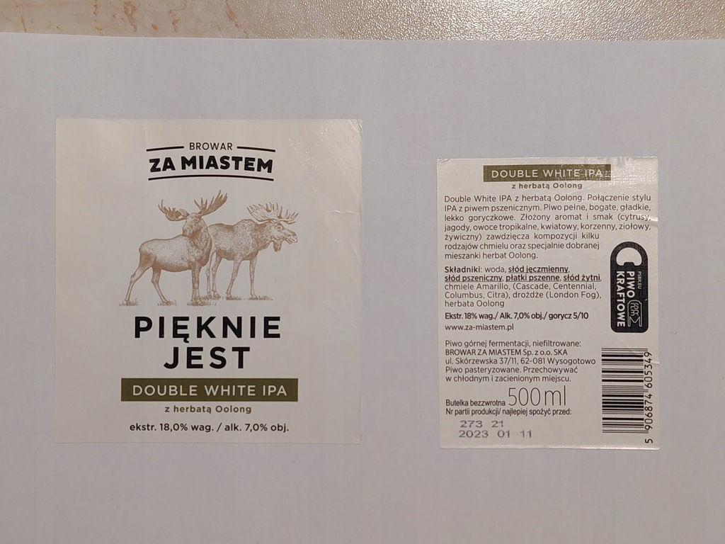 WOŚP - Etykieta piwna - Browar Za Miastem - 5 - 13091830007 - oficjalne archiwum Allegro