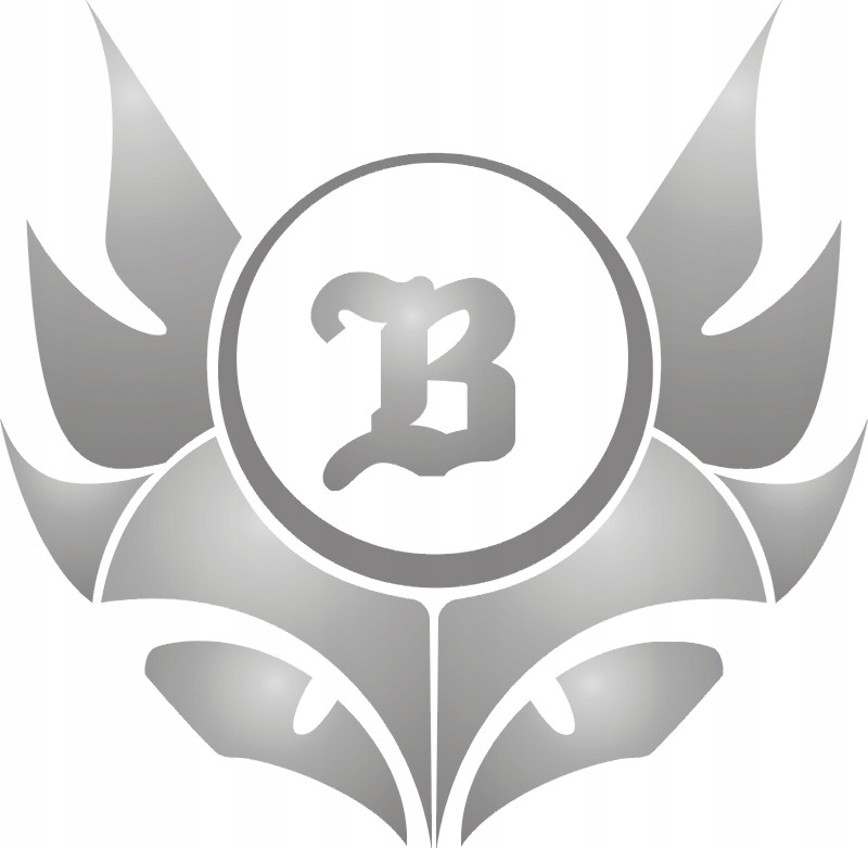 BANSHEE LOGO srebrna naklejka RÓŻNE KOLORY - 9939079720 - oficjalne ...