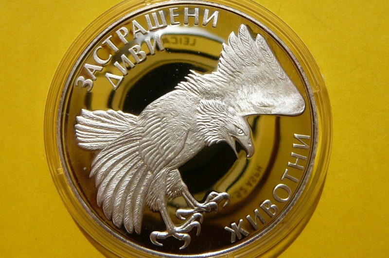 100 LEWA BUŁGARIA ORZEŁ ZAGROŻONE GATUNKI Ag 925 - 13172556721 ...