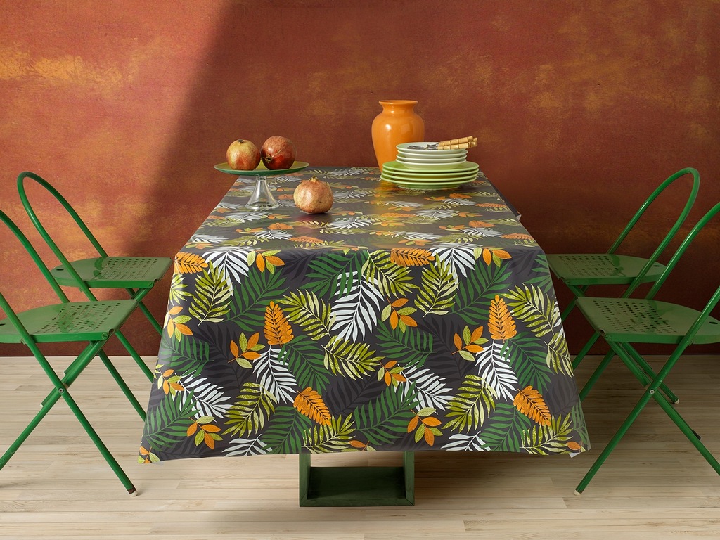 CERATA OBRUS NA STÓŁ KOLOROWE LIŚCIE 140x300 - 13219465869 - oficjalne ...