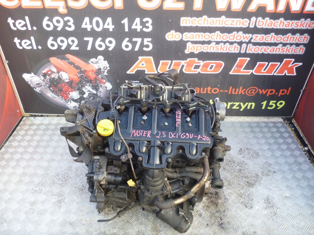 SILNIK RENAULT MASTER 2.5 DCI G9U 720 228 TYS - 13142836250 - oficjalne ...
