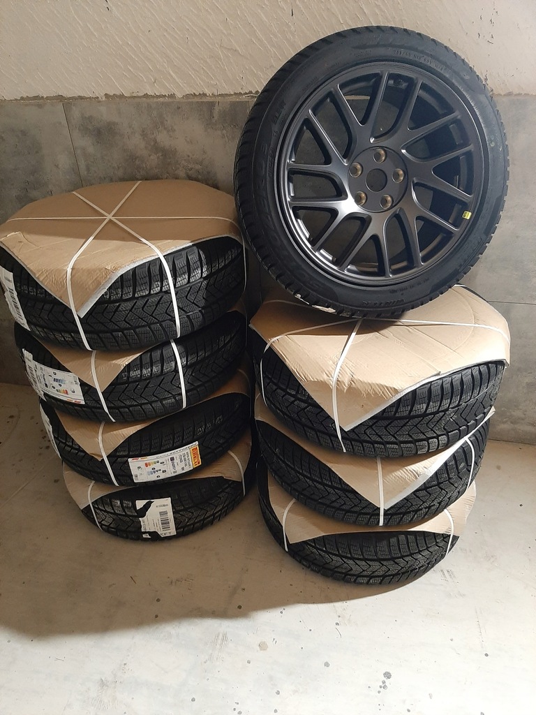 TESLA 3 HL 18"koła felgi opony PIRELI*235/45/18 winter#new set# NOWY TO ...
