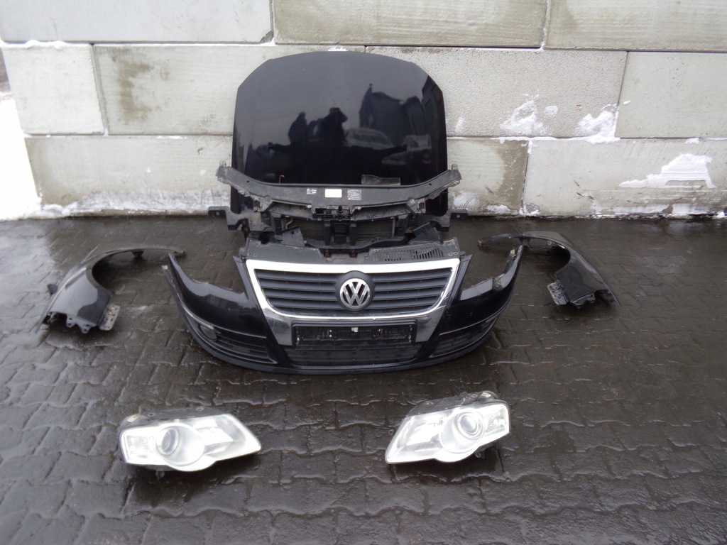 KOMPLETNY PRZÓD MASKA ZDERZAK LC9X PASSAT B6 EUROP - 13024544474 - oficjalne archiwum Allegro