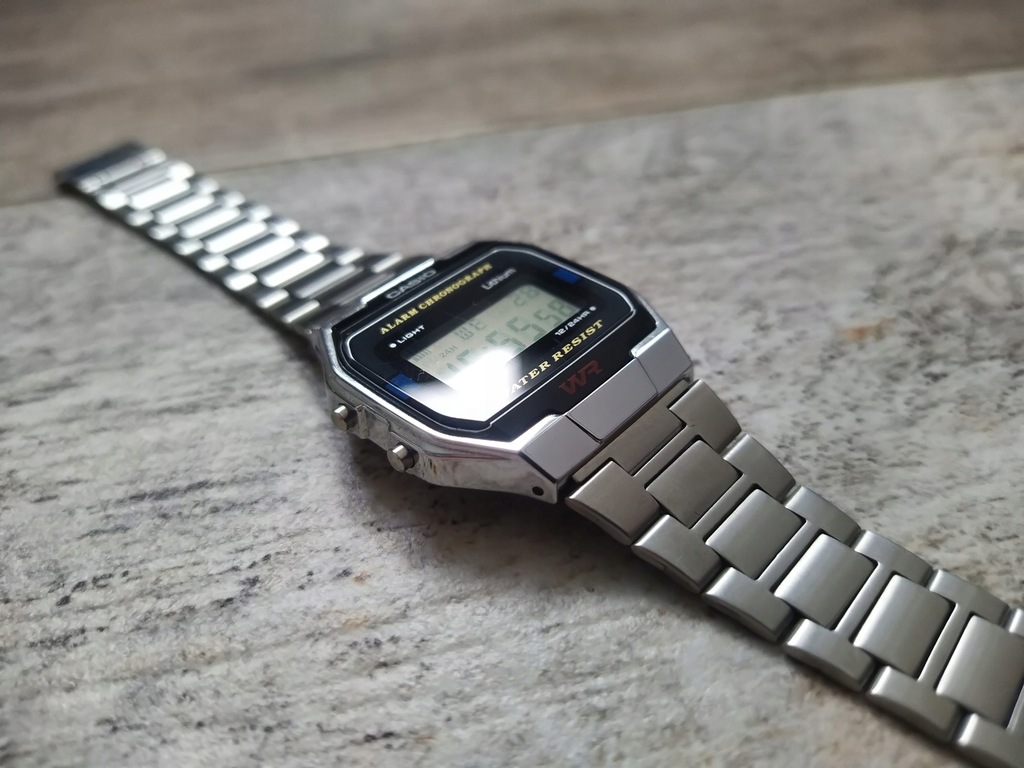 Zegarek CASIO A163W Vintage RETRO ładny stan - 12674705164 - oficjalne ...