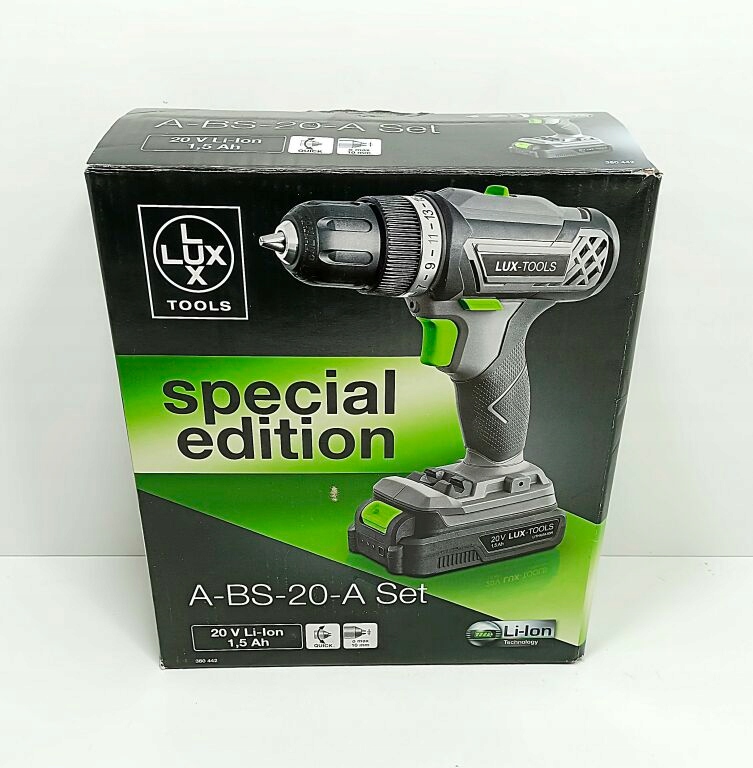 LUX A-BS-20-A SET WKRĘTARKA - 12004317075 - oficjalne archiwum Allegro