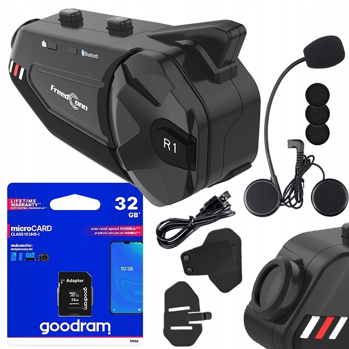 FreedConn R1 Plus E Interkom Kamera Motocyklowa - 11099736730 ...