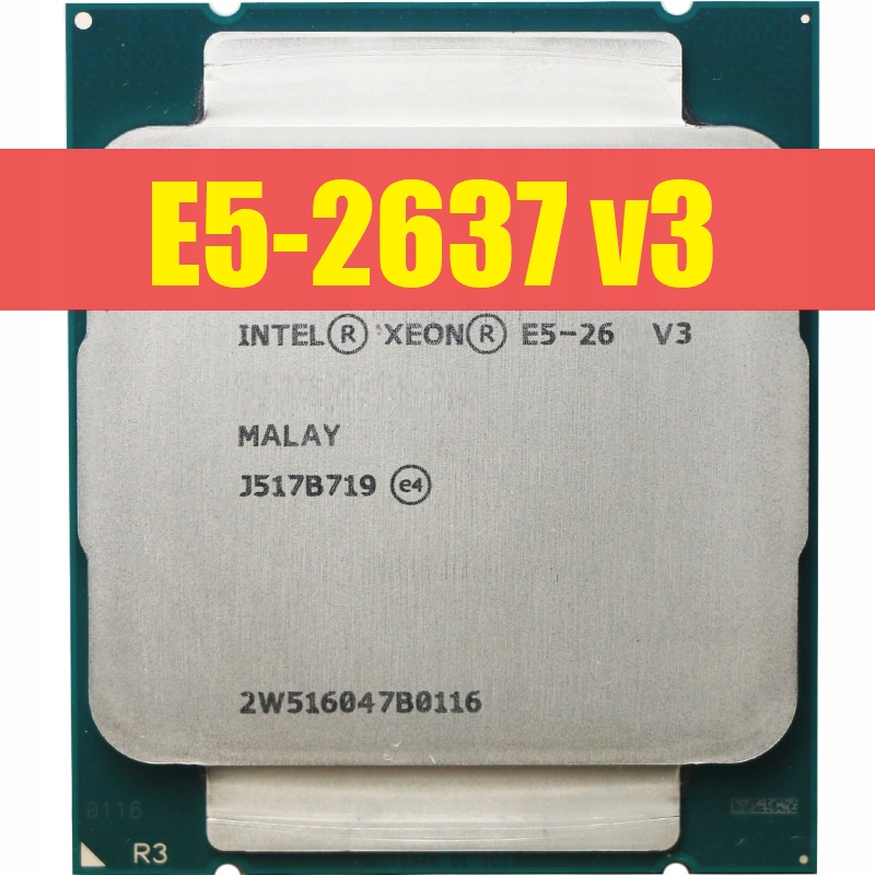 Intel Xeon E5-2637v3 SR202 LGA2011-3 2637 v3 - 11894714782 - oficjalne ...