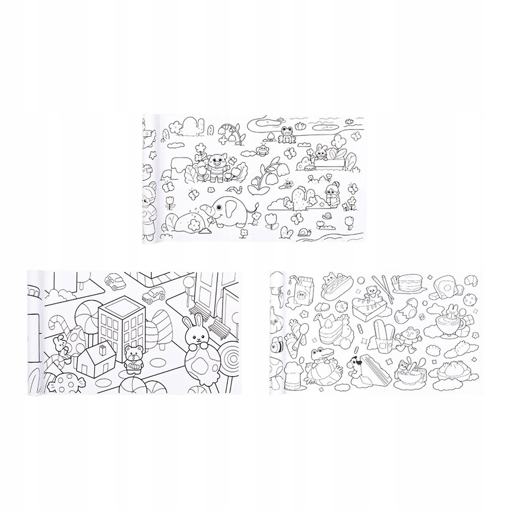 Coloring Paper Roll Continuous Coloring Paper roll - 13251164756 ...