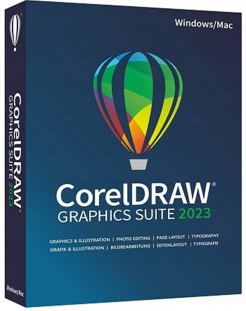 CorelDRAW Graphics Suite 2023 PL Multi Win/Mac BOX - 13712355935 - oficjalne archiwum Allegro