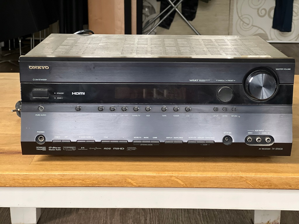Amplituner ONKYO TX-SR606 7.1 czarny - 14696623710 - oficjalne archiwum Allegro