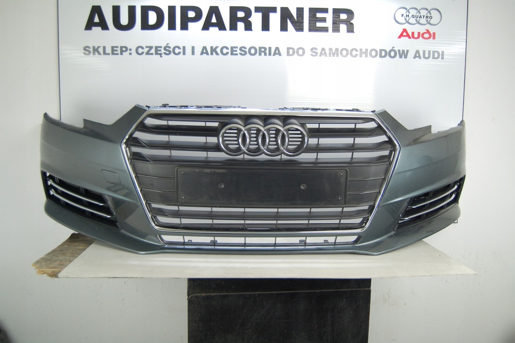ZDERZAK GRILL AUDI A4 B9 8W 2017-2019 BEZ PDC 8W0 - 8773740185 - oficjalne archiwum Allegro