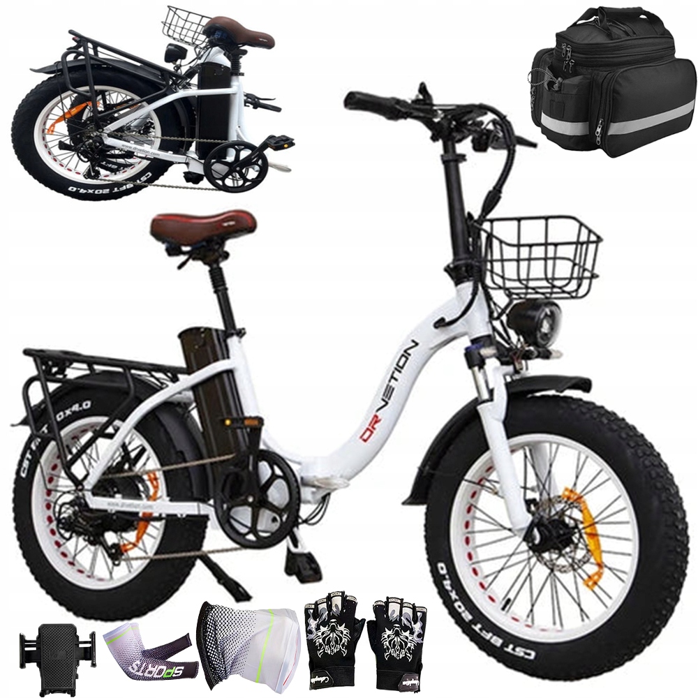 Rower Elektryczny DRVETION CT20 1000W 48V 20AH 45km/h 130KM 20 ...