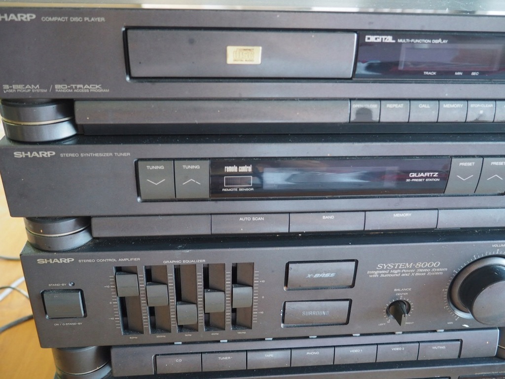 SHARP system SC- 8000 przedwzmacniacz - 12528475807 - oficjalne ...