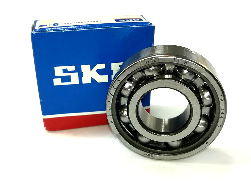 ŁOŻYSKO SKF 6203 C3 WAŁU WSK 125 17x40x12 - 7042104879 - oficjalne archiwum Allegro