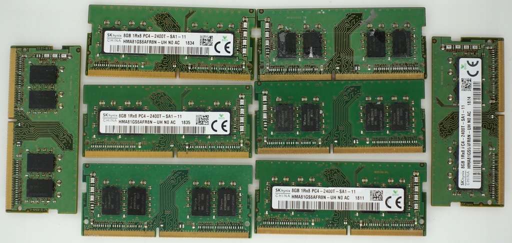 Pamięć RAM DDR4 Hynix HMA81GS6AFR8N-UH N0 AC 8 GB - 12781823111 ...