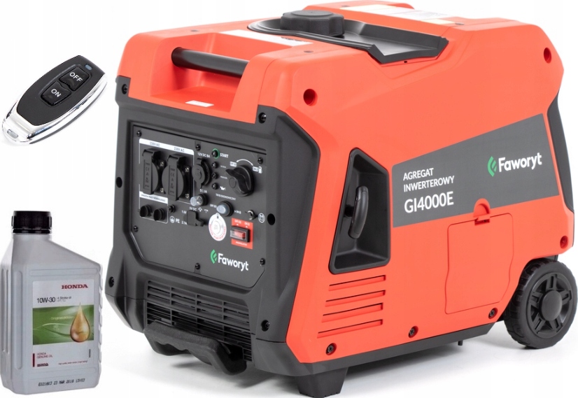 INWERTOROWY AGREGAT prądotwórczy 4kW 230V PILOT - 13224226995 - oficjalne archiwum Allegro